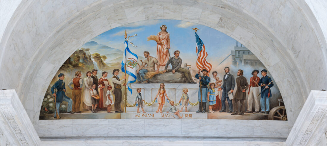 Justice Dedicates Four New Murals in Capitol Rotunda on West Virginia ...